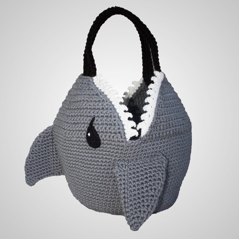 Crochet Shark Bag - Etsy