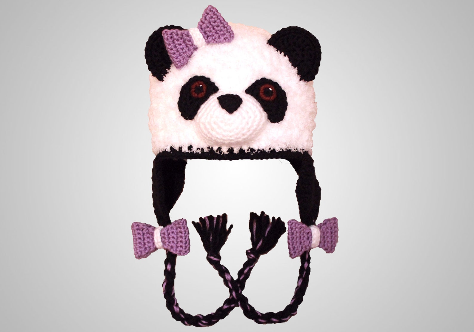 Crochet Panda Hat Pattern. Easy Instructions for Cute Furry or - Etsy
