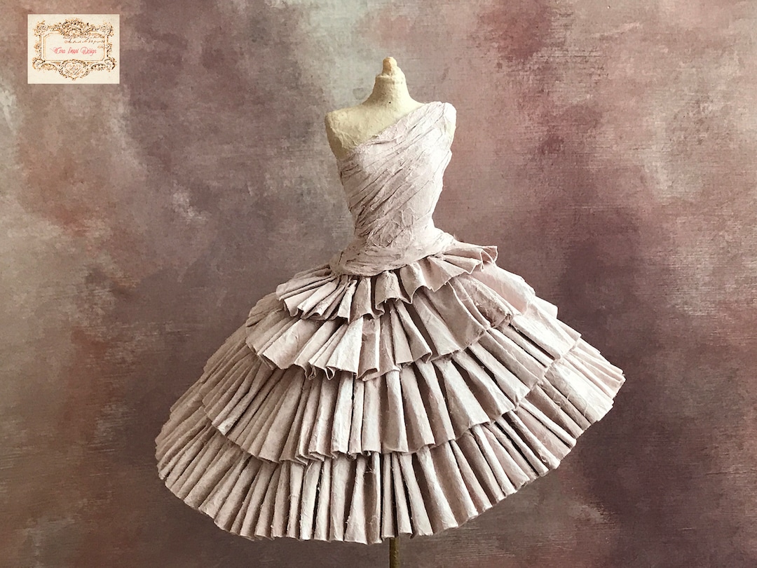 Ballerina Tutu Paper Sculpture Ballet Dress 3D Paper - Etsy
