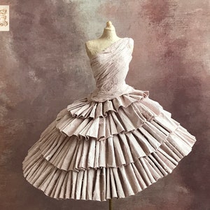Ballerina Tutu Paper Sculpture Ballet Dress 3D Paper - Etsy