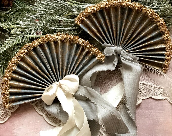 Baroque Rococo Paper Fan, Marie Antoinette Christmas Tree Decorations ...