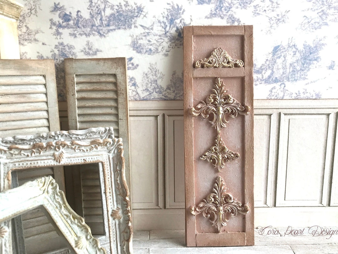 Miniature Wooden Dollhouse Wall Panel 12th Scale Dollhouse - Etsy