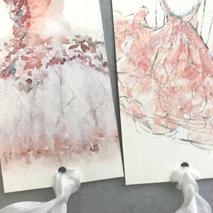 5 Glitter Ballerina Bookmarks With Inspirational Quotes - Ballet Art ...