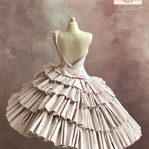 Ballerina Tutu Paper Sculpture Ballet Dress 3D Paper - Etsy