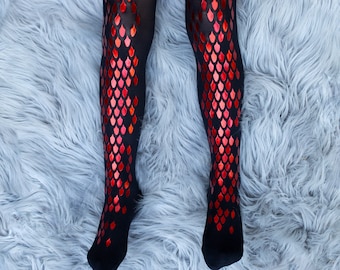 Dragon Tights for Girls | Etsy