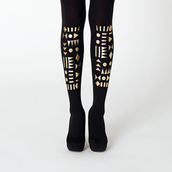 Shiny Metallic Pantyhose - Etsy
