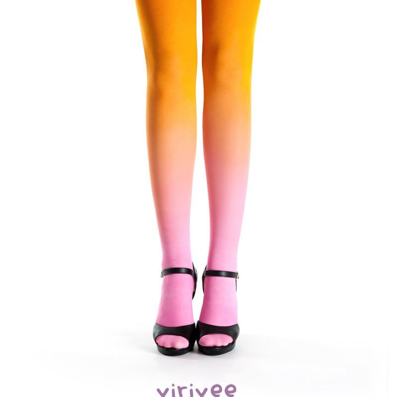 Gradient Tights - Etsy