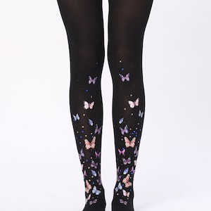 Fairy Rhinestone and Butterfly Tights, Forest Witch Spring Clothing ...