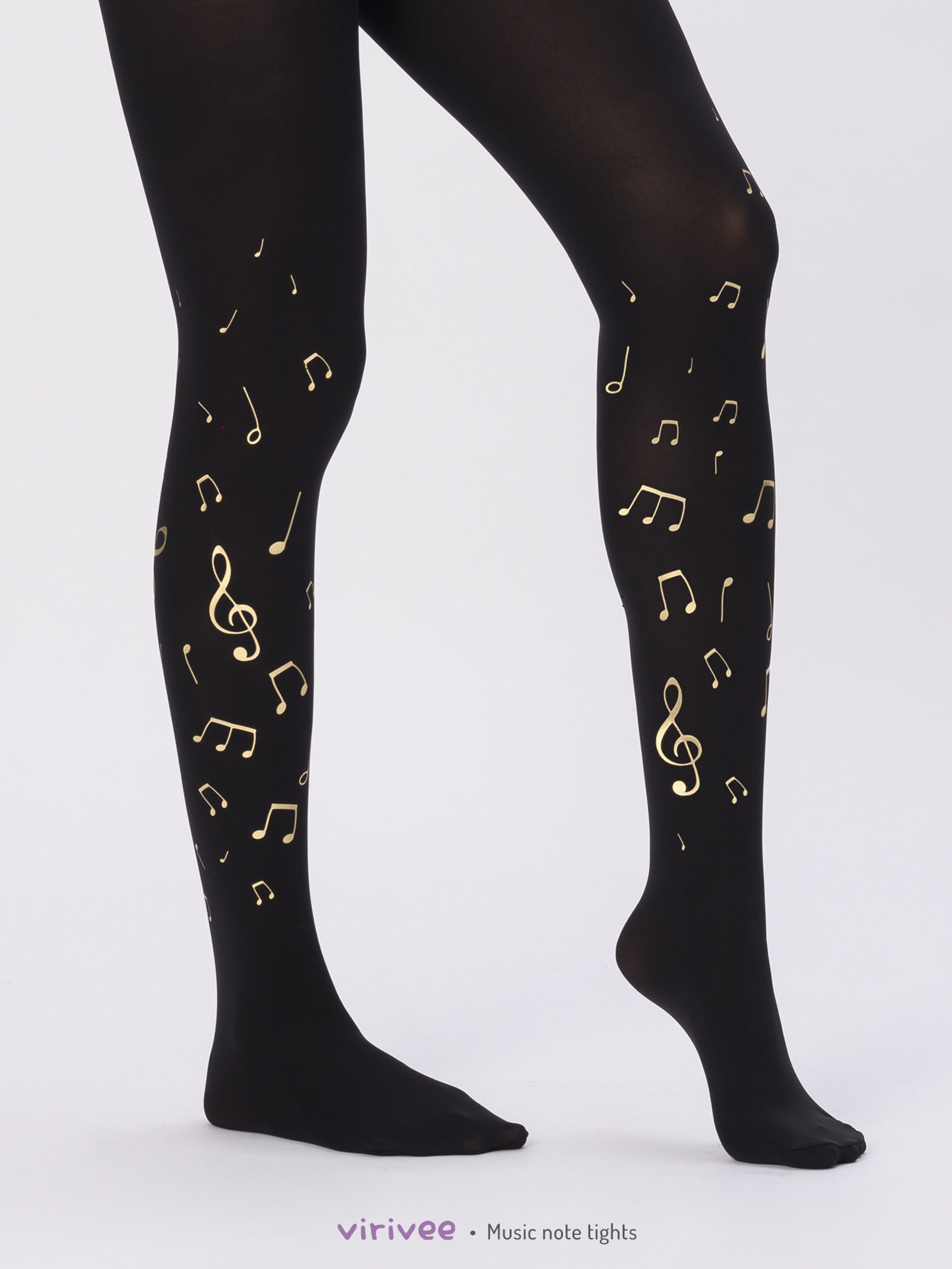 Music Note Tights Gift for Musicians S-4XL Plus Sizes | Etsy