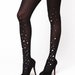 Party Tights Silver Montreal Metallic Tights With Glossy - Etsy