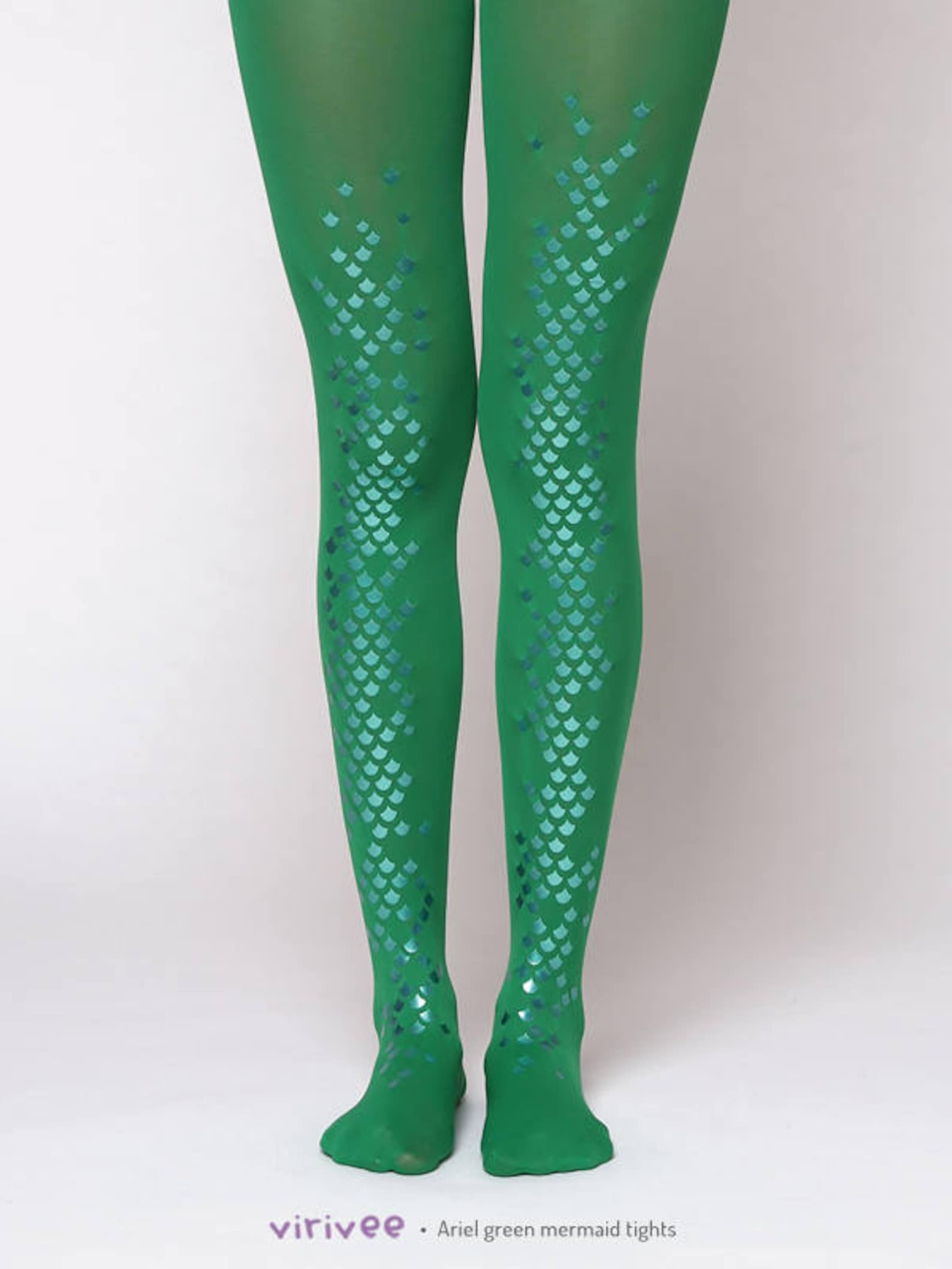Ariel Green Mermaid Costume Tights for Women Ariel Cosplay | Etsy