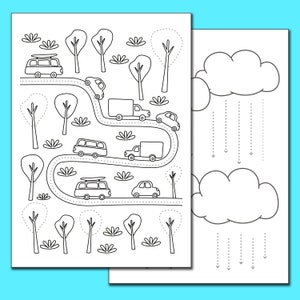 Pencil Control for Preschool, Tracing and Coloring Book, Fine Motor ...