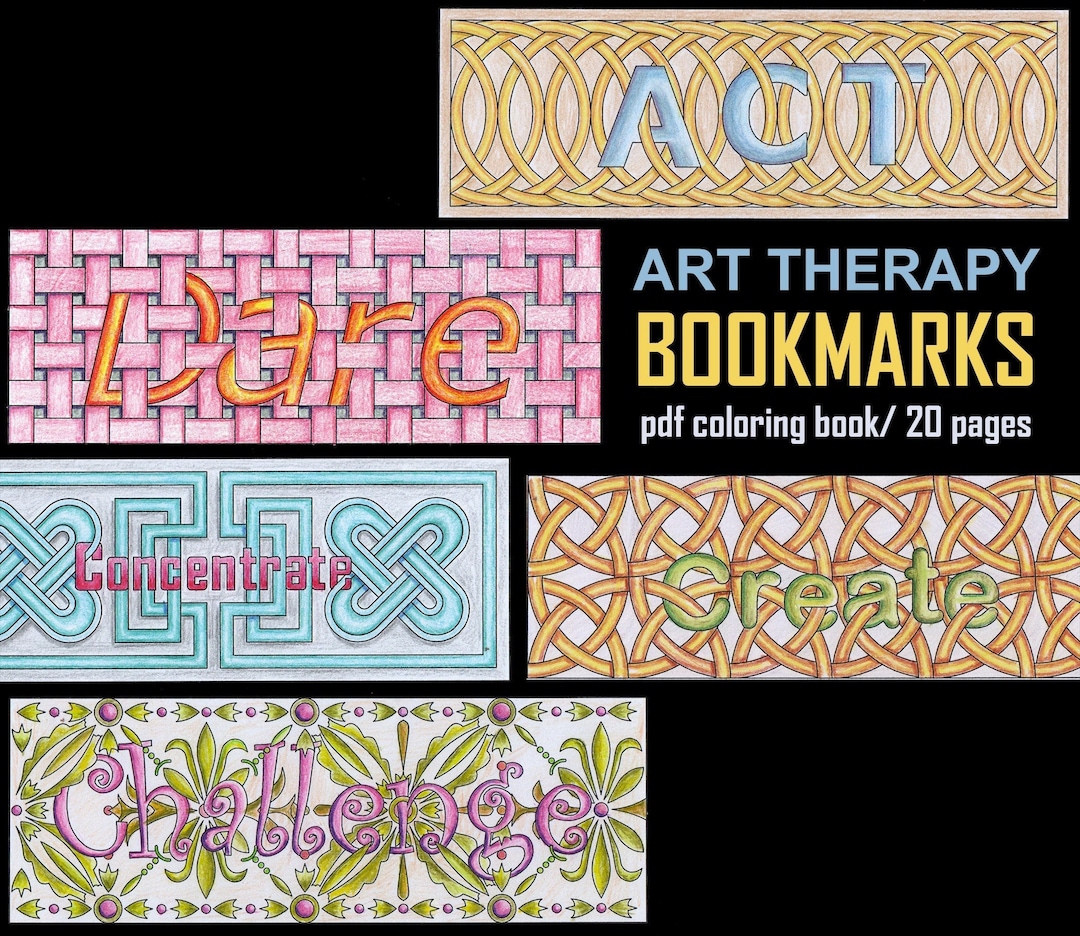 Affirmation Coloring Bookmarks, 20 Printables, Manifestation Coloring ...