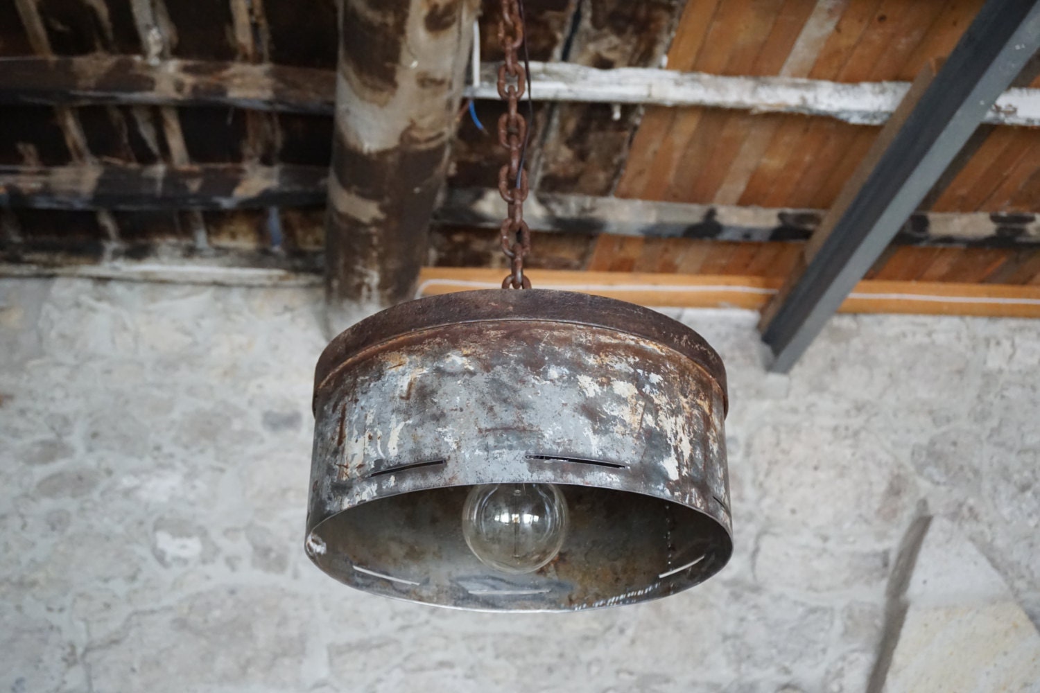 Rustic Modern Industrial Pendant Lightinglight - Etsy