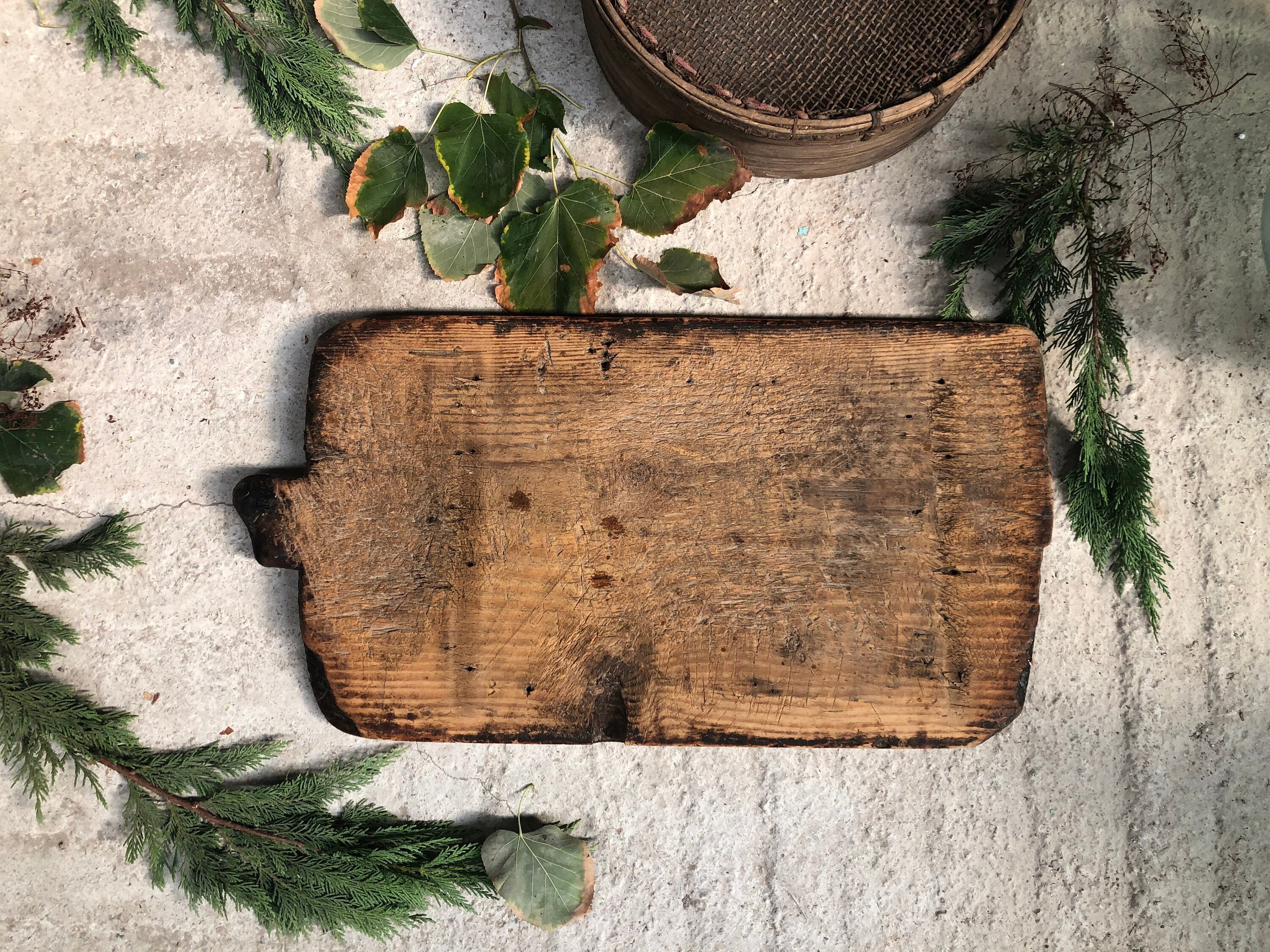 Antique Wood Cutting Board Wood Serving BoardHandmade Wooden | Etsy