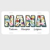 GIGI License Plate Car Tag Diamond Etched Engraved on Black Aluminum ...