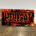 Flames Personalized License Plate Orange Fire Black Auto Car Tag ...