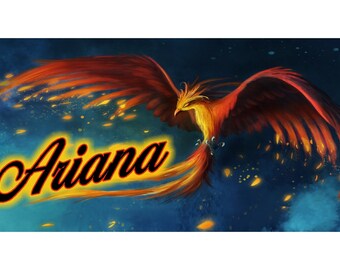 Phoenix License Plate Frame - Etsy