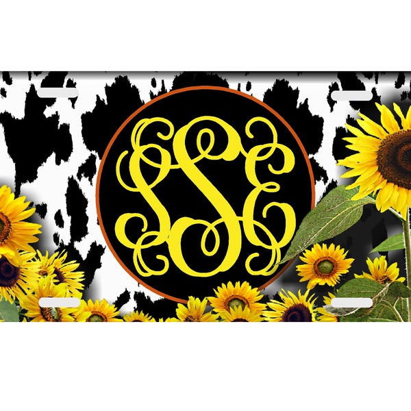 Purple Cow Print License Plate Cover - Etsy