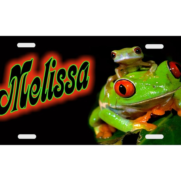 Tree Frog License Plate Frame - Etsy
