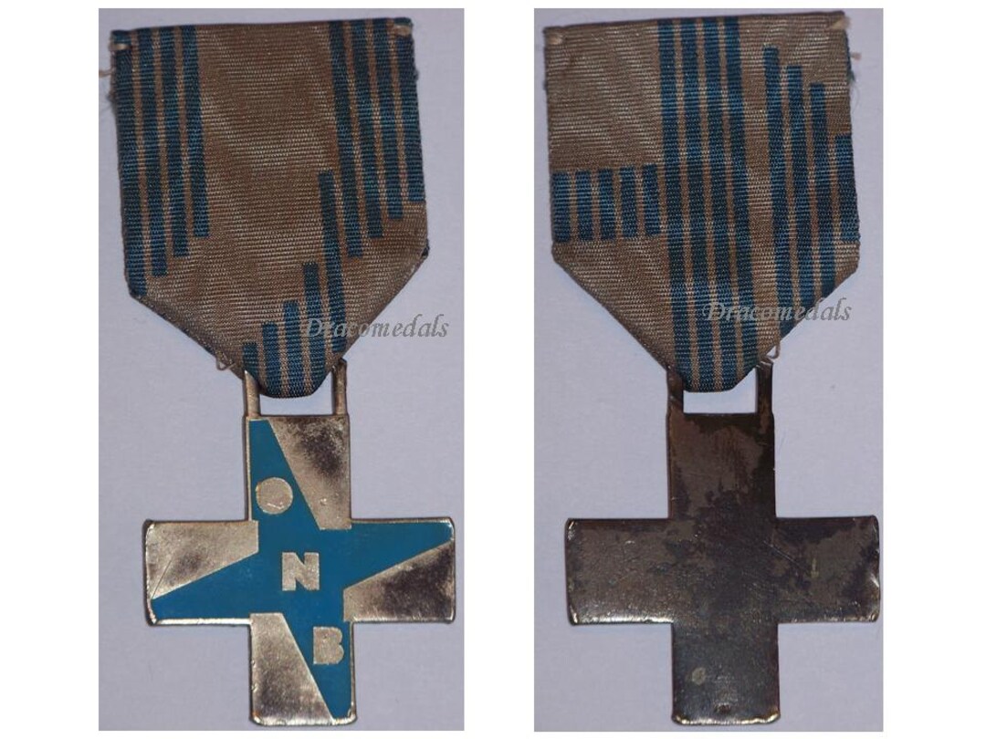Italy WW2 Medal Cross Merit Fascist Youth ONB 1933 1937 Pale - Etsy