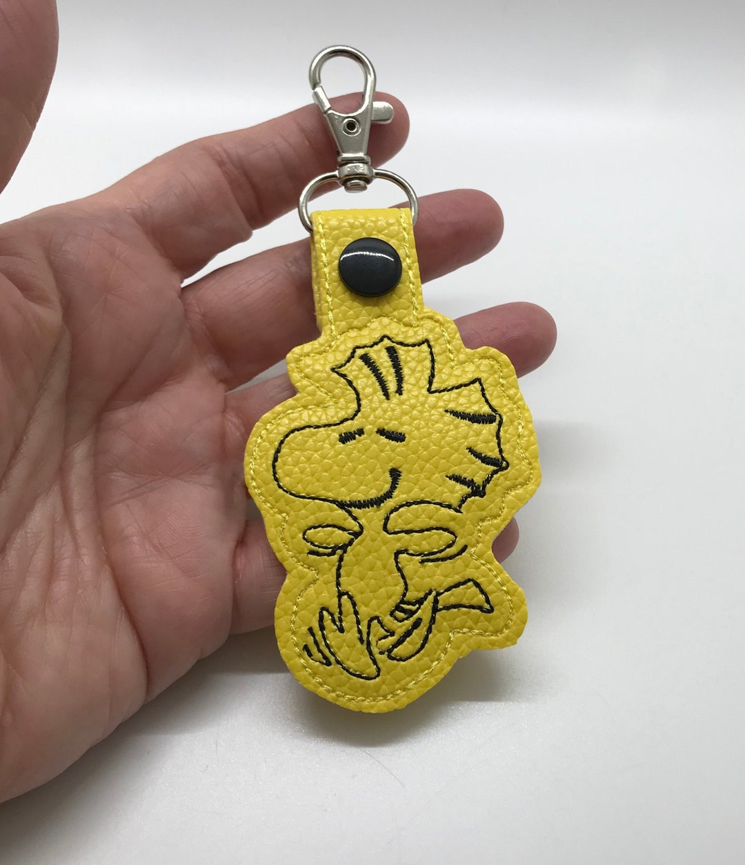 Woodstock Embroidered Peanuts Keychain, Keyfob, Backpack Tag, Zipper ...