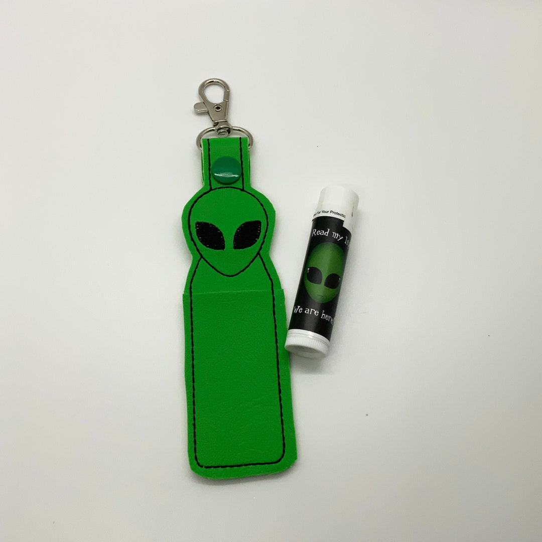 Green Alien Head Extraterrestrial Outer Space Lip Balm Holder - Etsy