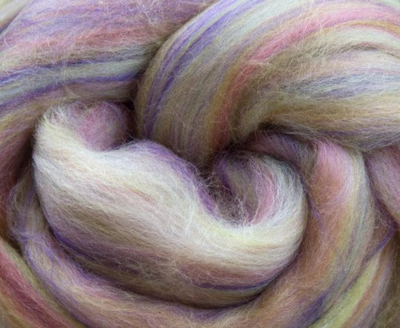 New! Blended Merino / Bamboo Wool Roving, 2oz or 4oz, Color: Itsy Bitsy ...