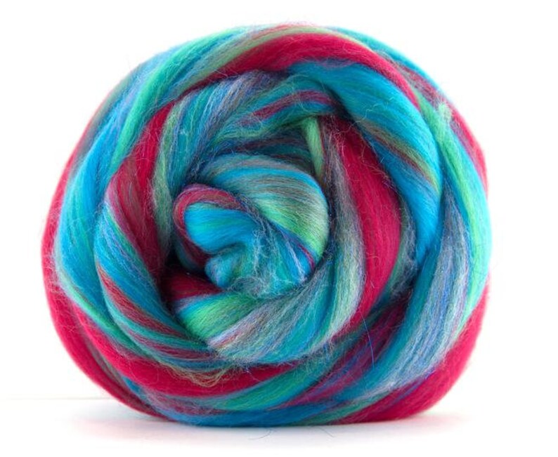 New! Blended Glitter Superfine Merino Wool Roving 4 Oz, Fairy Tale ...