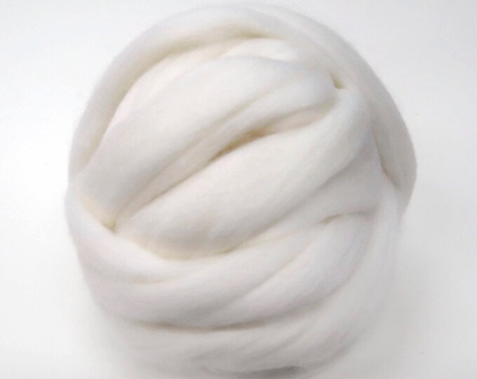 SALE! 21.5mic Merino Wool Roving , Color: Snow White (pure White) - Etsy