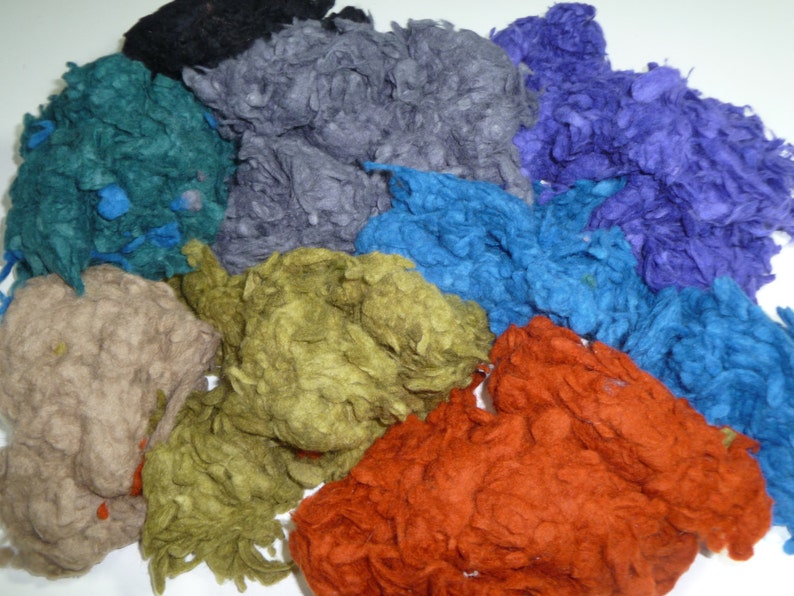 Wool Slubs 1 Oz color: Mix - Etsy