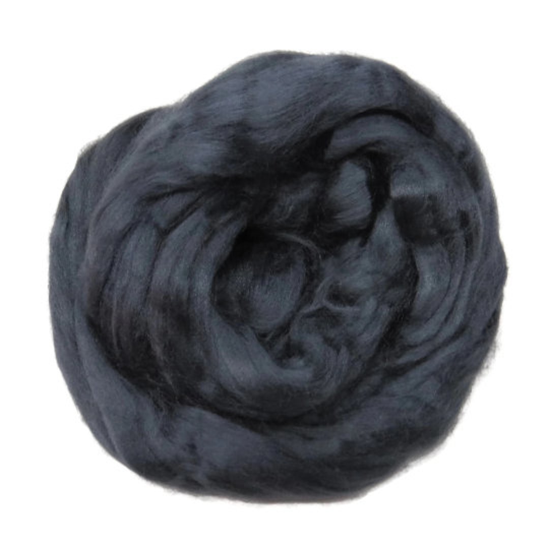 1 Oz (28g) Mulberry Silk Roving AA, Color: Storm - Etsy