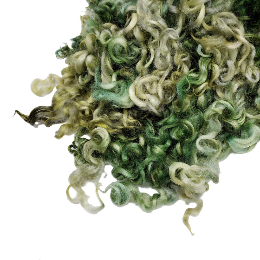 1oz ,premium Leicester Wool Locks, for Tailspinning , Doll Hair and ...