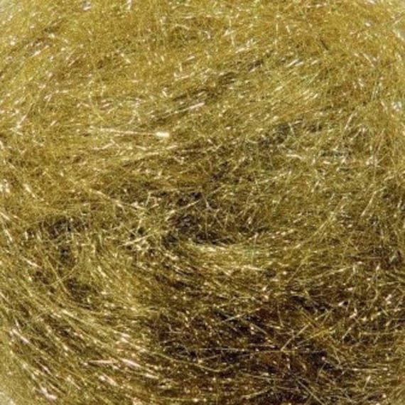 Angelina Gold Metallic Fiber Sparkling Glitter Light - Etsy