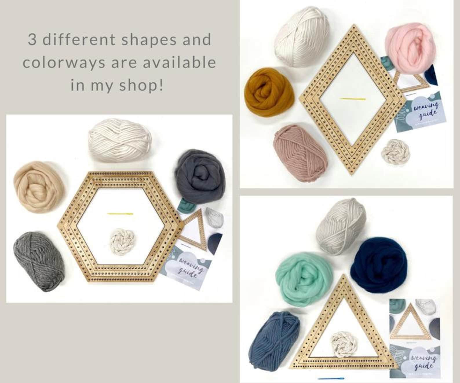 Creative Weaving kit for beginners / Woven wall hanging | Etsy