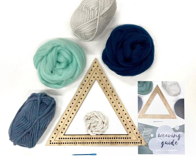 Weaving Kit for Beginners With 30 Page E-book / Weaving Loom With Yarn ...