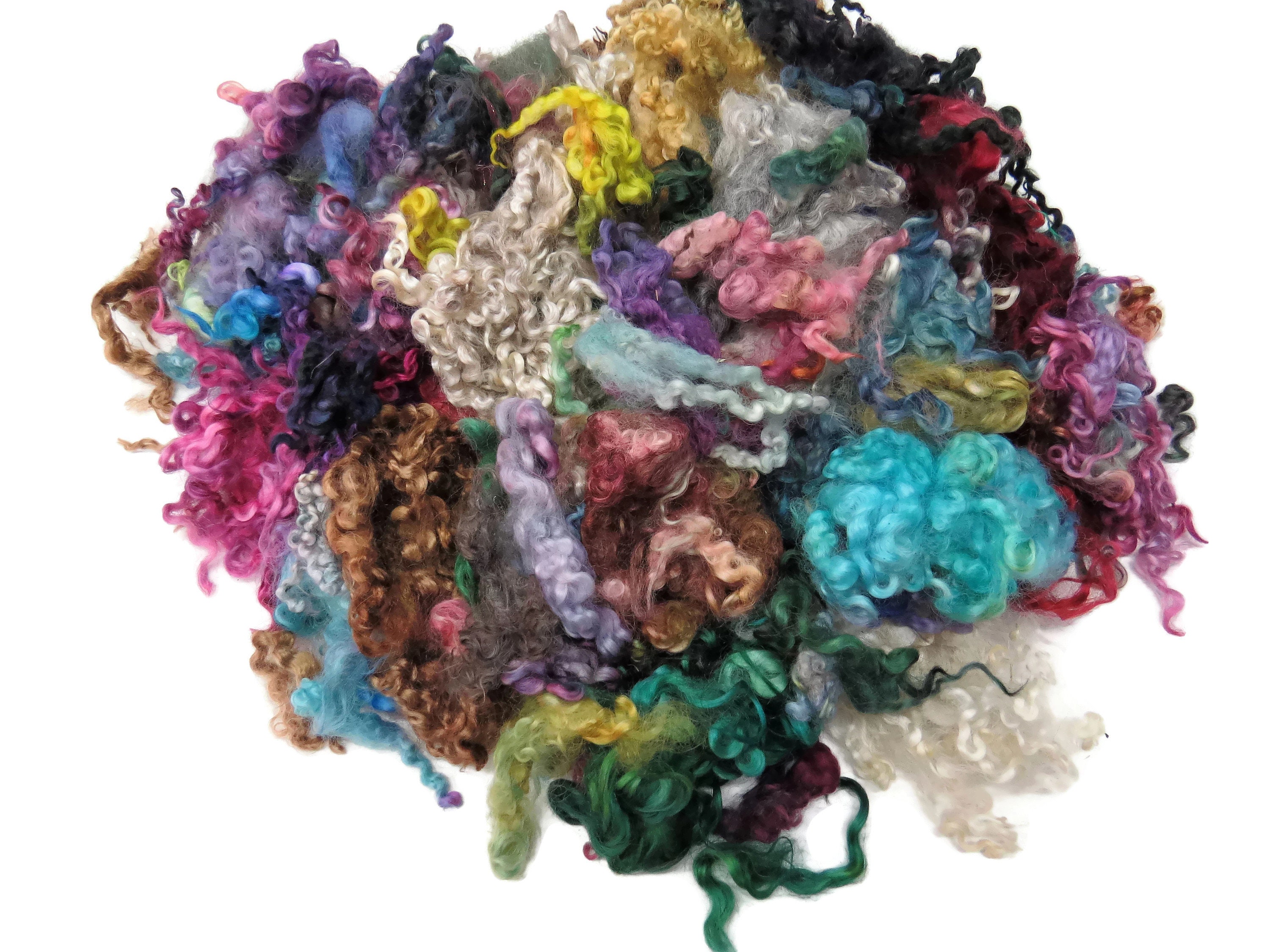 50g Assortment of Mix Breeds of Wool Locks Color: Mix - Etsy Canada