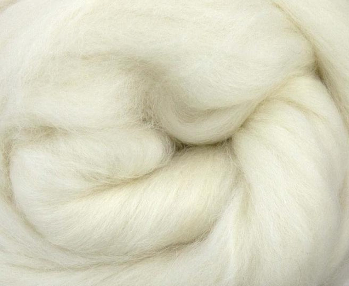 Pure White Cashmere Roving Natural Undyed Color: Natural - Etsy