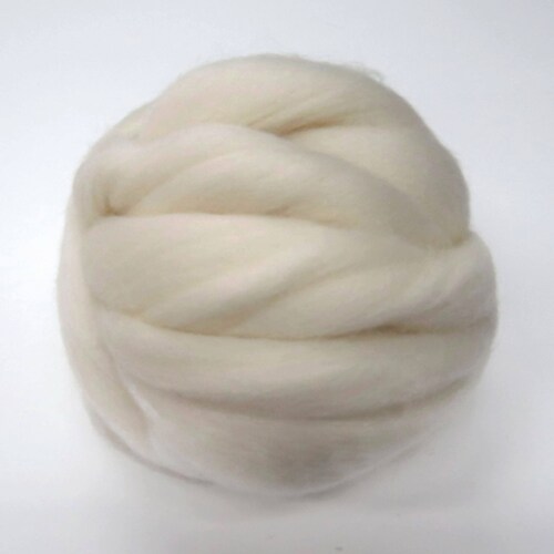 SALE 21.5mic Merino Wool Roving Color: Snow White pure - Etsy