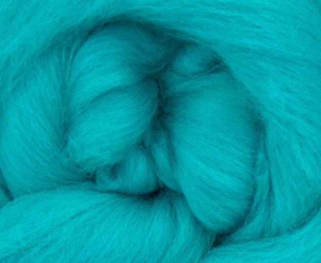 SALE Superfine Merino 64s Wool Roving Color: Spearmint | Etsy