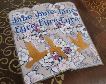 Jane Eyre Handmade Bookmark Original Pen and Ink and Collage - Etsy