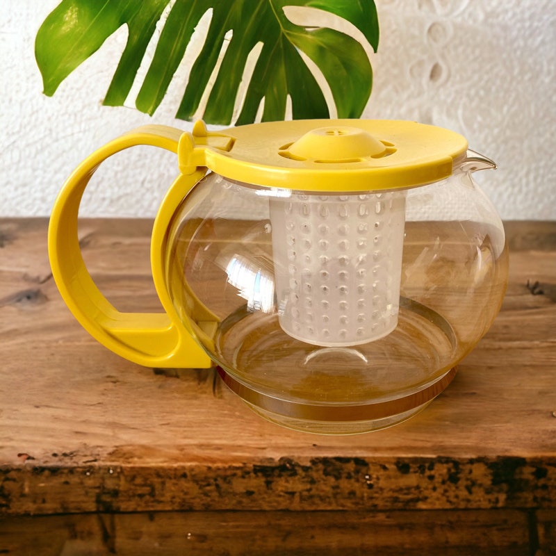 Yellow Teapot - Etsy