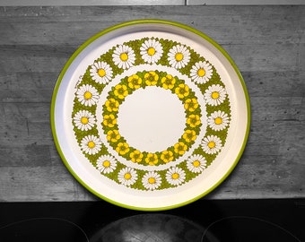 60s Retro Tin Tray - Etsy