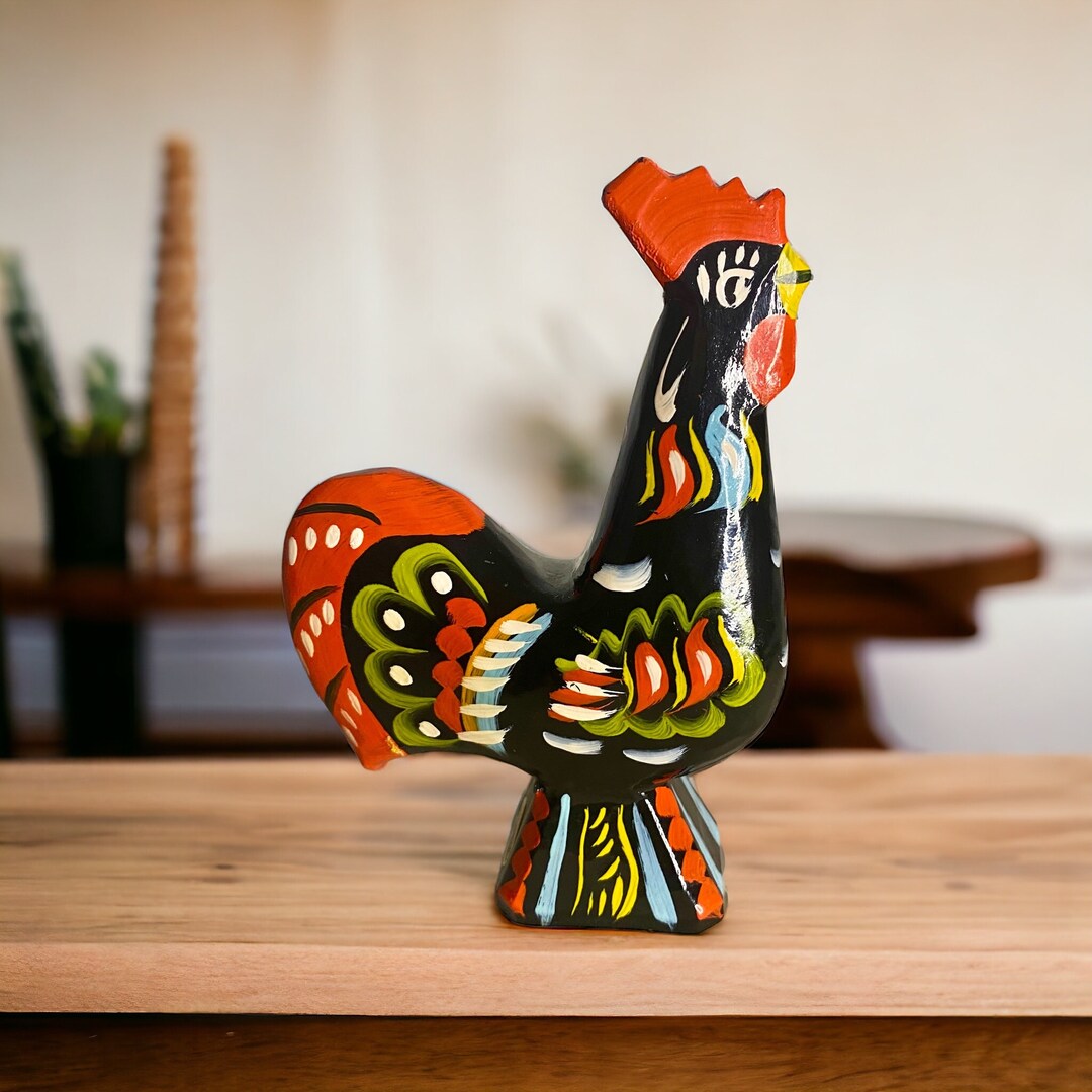 Vintage Genuine Dala Rooster 1930s Swedish Handmade Scandinavian Design ...