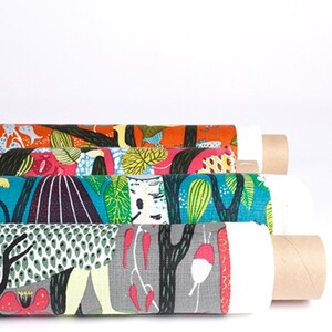 Stig Lindberg Hand Printed Melodi Orange Pattern on High - Etsy