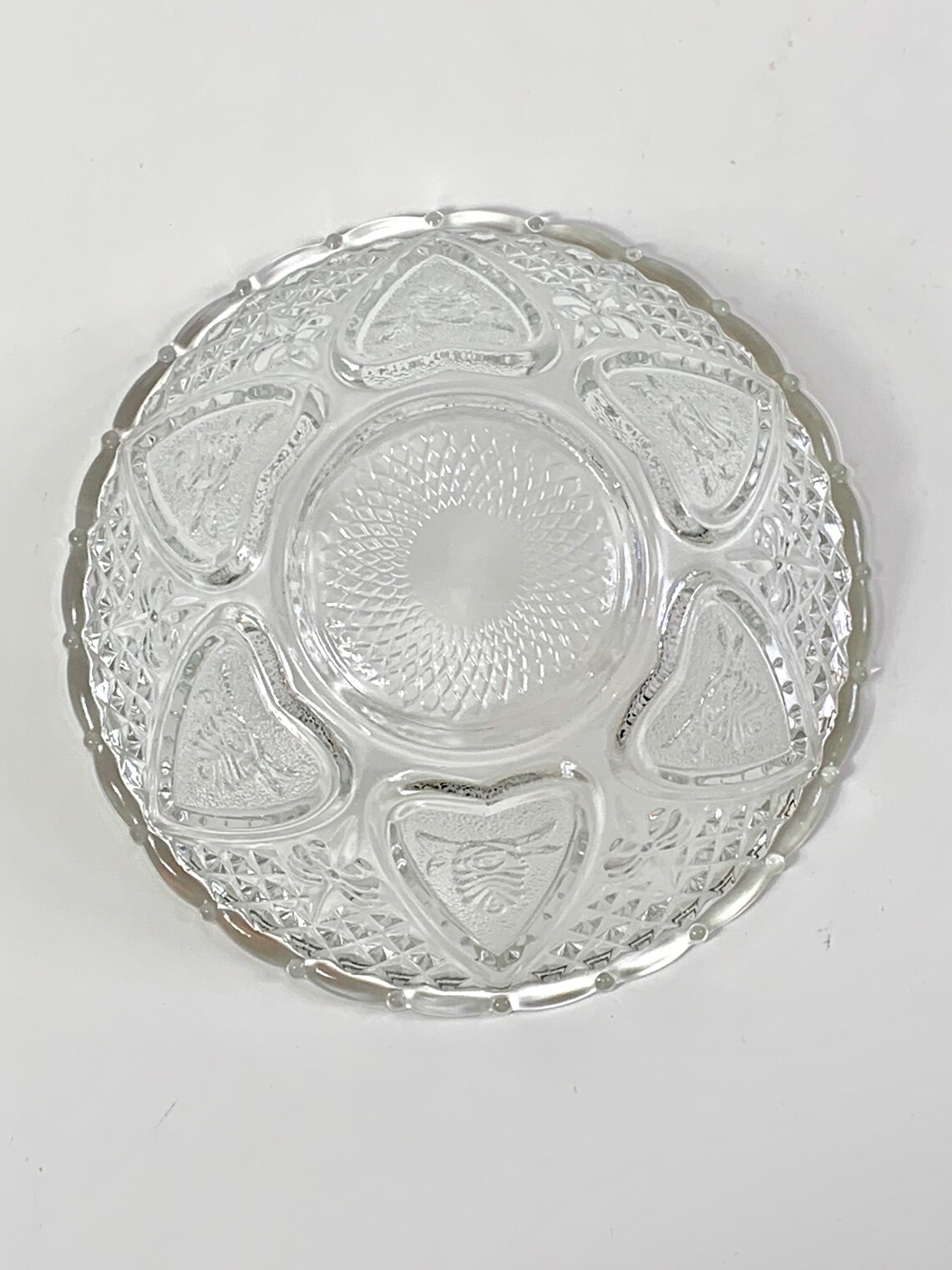 Lidded Glass Bowl Box KIG Malaysia Malaysian Candy Dish Fleur - Etsy