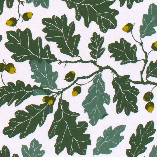 Oak Leaf Fabric - Etsy UK