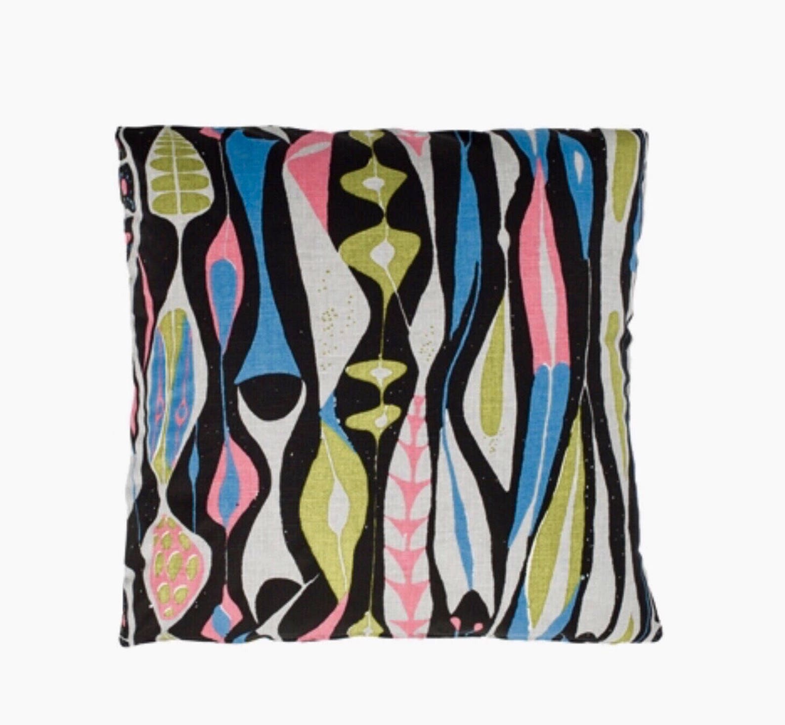 Scandinavian Vintage Fabric Swedish Fabric Abstract Design. - Etsy