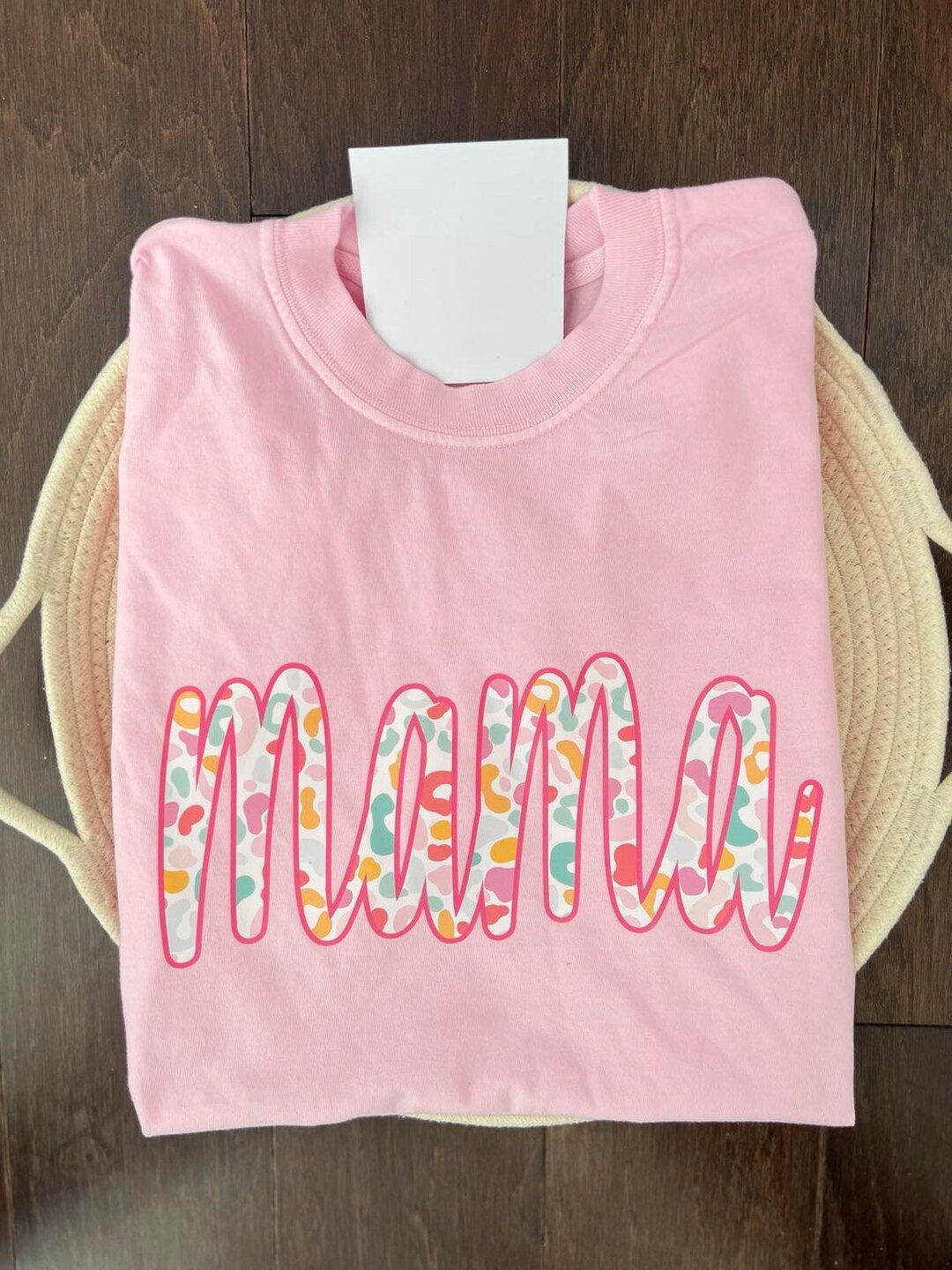 Mama Cheetah Print Monogrammed Shirt - Etsy