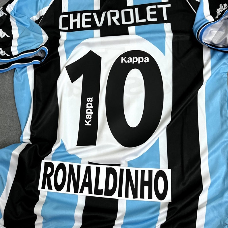 10 Ronaldinho Short Sleeve Jersey, Vintage Gremio Jersey, Gremio Retro ...